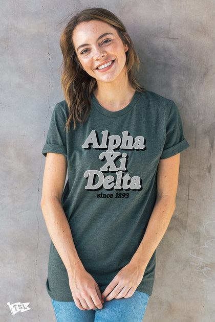 Alpha Xi Delta McJagger Tee – The Social Life